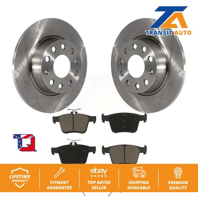 [Rear] Brake Rotors Ceramic Pad Kit For Audi A3 Quattro Volkswagen e ...