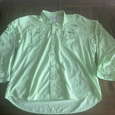 Mens size XL Columbia PFG Fishing Button up shirt (053) | eBay
