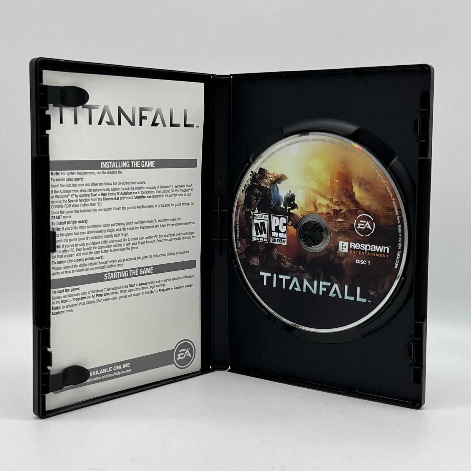 Titanfall PC Video Game DVD ROM Software Pre-Owned 3 Disc Pack 2014 ...