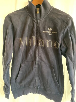 Milano Size Large Sweat Jacket Bling Milan Official Product Dark Navy ...