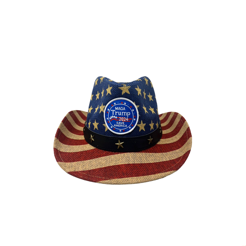 MAGA 2024 SAVE AMERICA Trump Cowboy Hat Donald Trump Hat Supporter ...