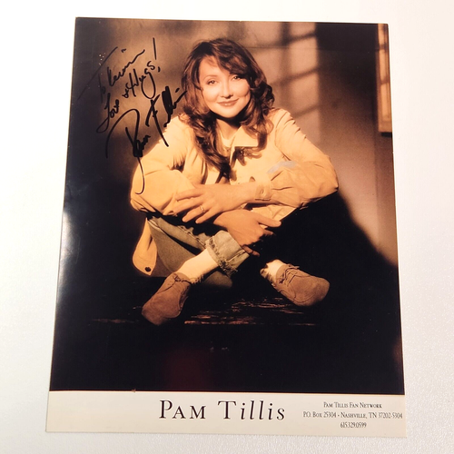 HAND SIGNED Pam Tillis Press Photo 8x10 Autograph | eBay