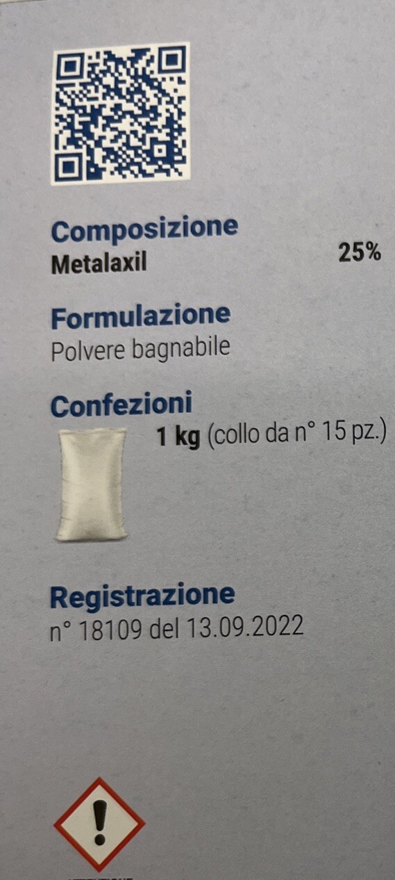 KASKO MET fungicida sistemico a base di Metalaxil 25% per varie culture ...