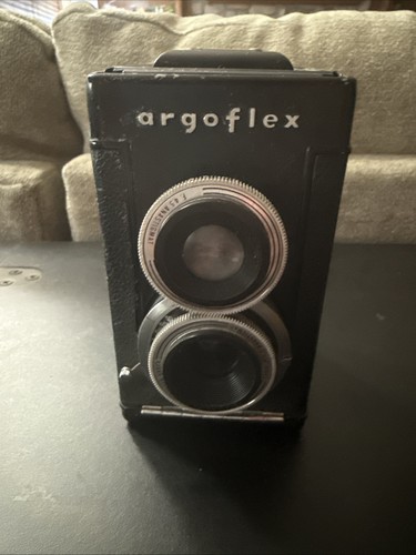 Vintage Argus Argoflex 75mm Lens f/4.5 Camera 620 (1946-48) With Handle ...