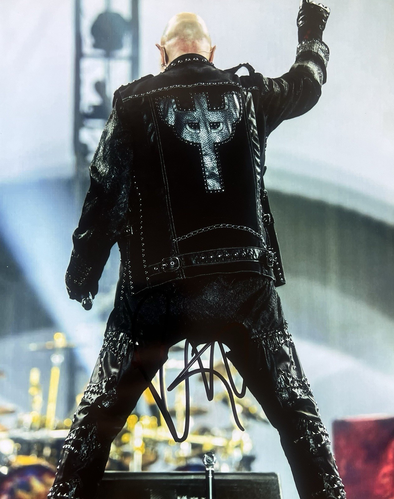 ROB HALFORD SIGNED 8x10 PHOTO JUDAS PRIEST LEAD SINGER AUTOGRAPH COA | eBay