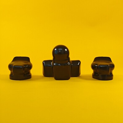 Tow Ball & 2x Socket Cover SET PVC For 50mm Towballs 7 & 13 Pin Sockets ...