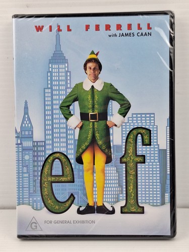 ELF DVD Region 4 Aus - Christmas Comedy Will Ferrell NEW SEALED ...