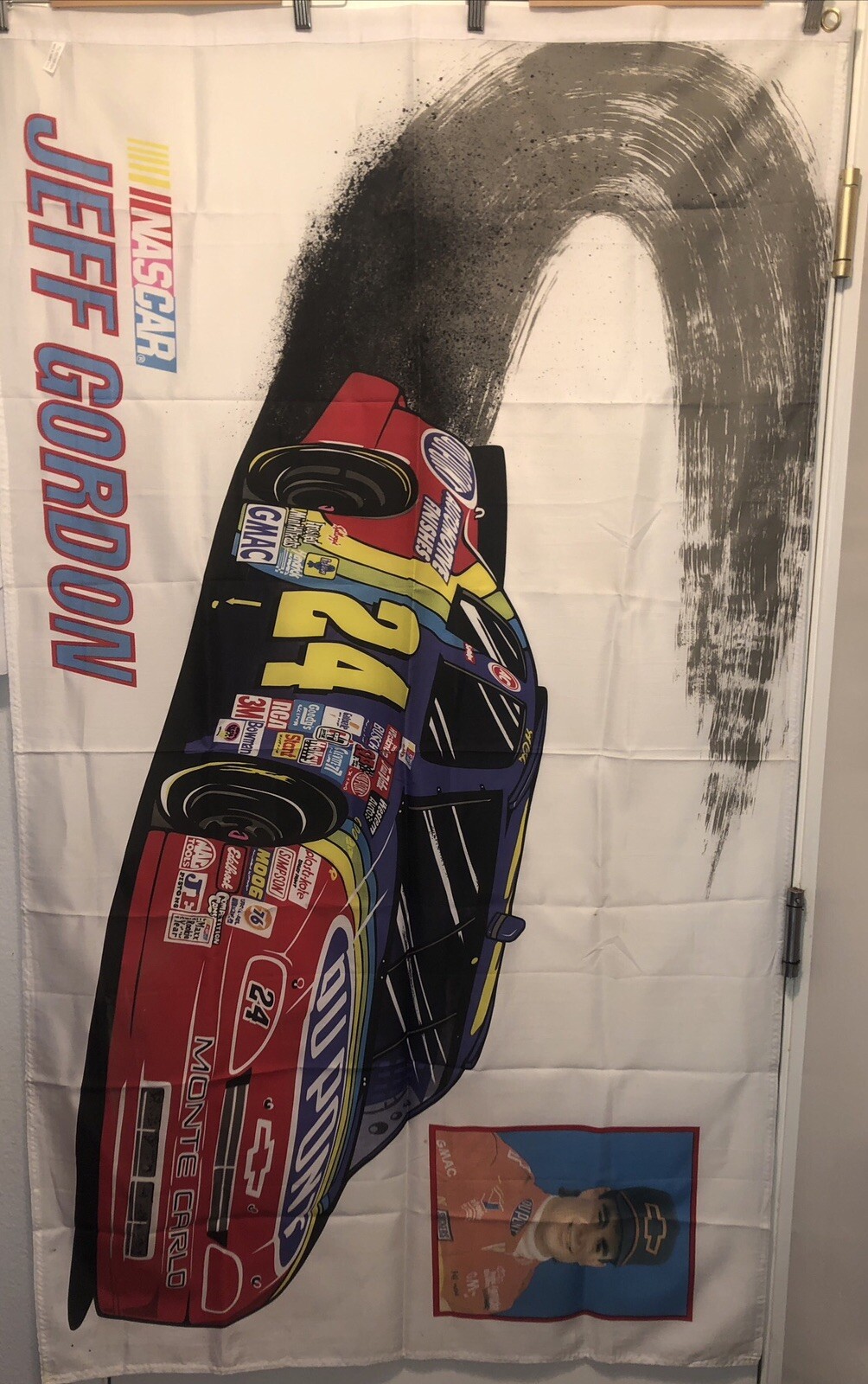 Nascar Vintage Jeff Gordon #24 DuPont Race Car Flag 60” X 34” New | eBay