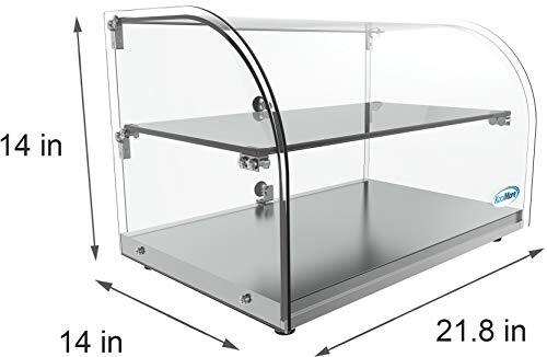 - DC-2C 22" Commercial Countertop Bakery Display Case with Front Curved ...