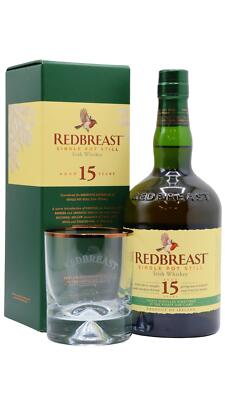 Redbreast - Single Pot Still Irish 15 year old Whiskey (Includes ...
