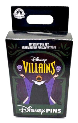 Disney VILLAINS Mystery Boxed set of 2 pins ( 8 in total) | eBay