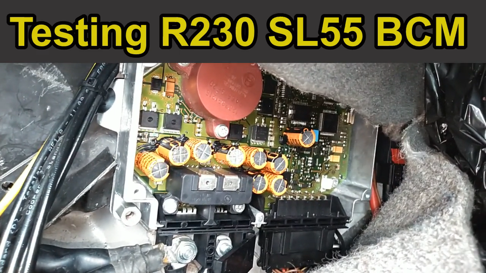 REBUILD SERVICE ONLY Mercedes SL500 SL55 R230 Battery Control Module ...