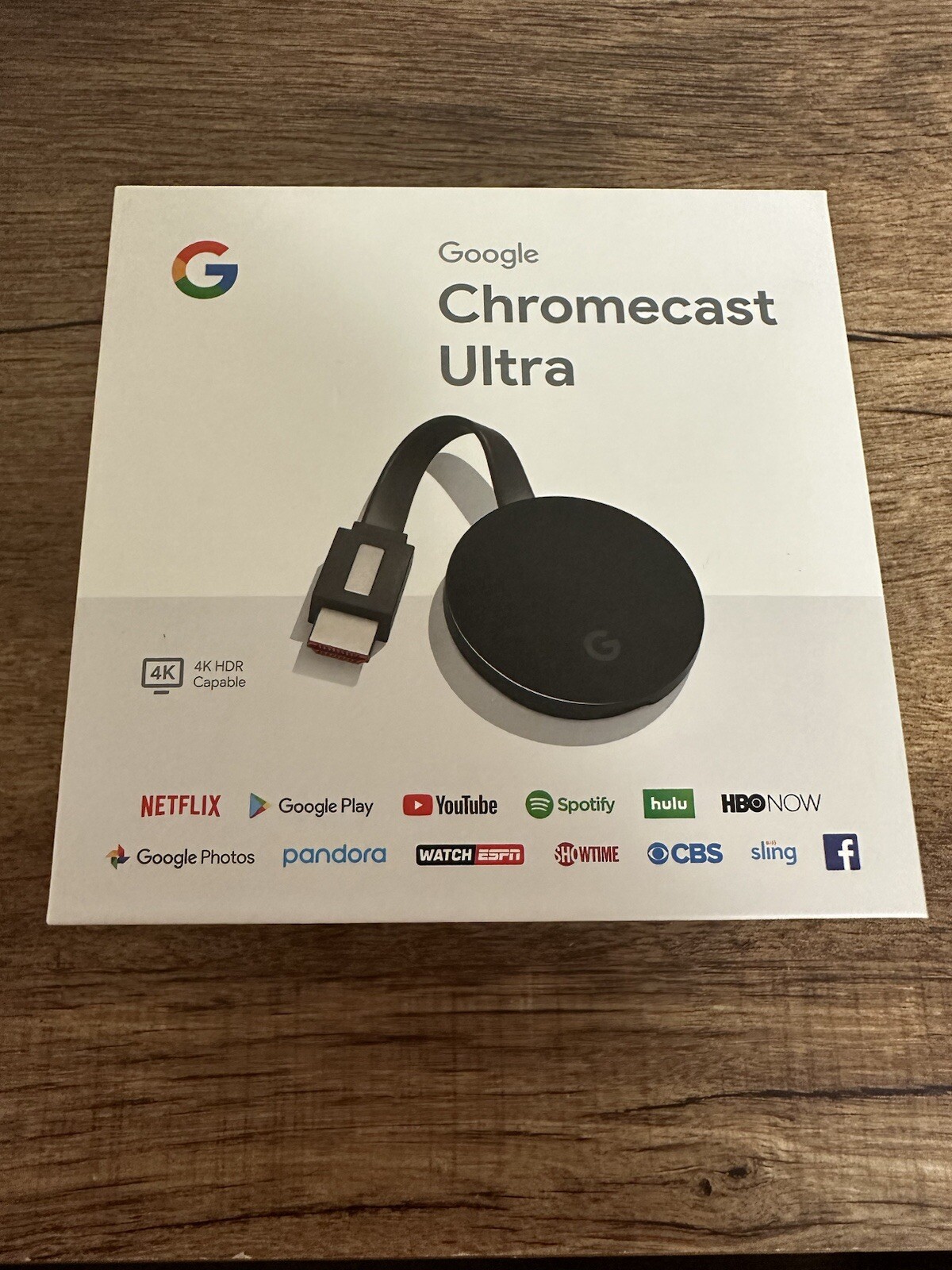 Google ChromeCast 3rd Generation Video and Audio Player. New In Opened Box