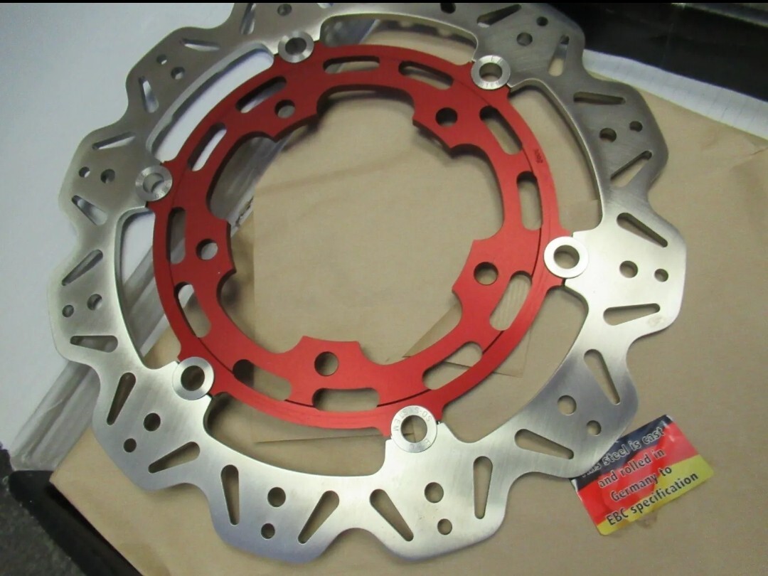 EBC Front R&L BRAKE VEE-ROTORS SUZUKI 07-10 GSF1250 + 11-14 GSX1250 RED ...