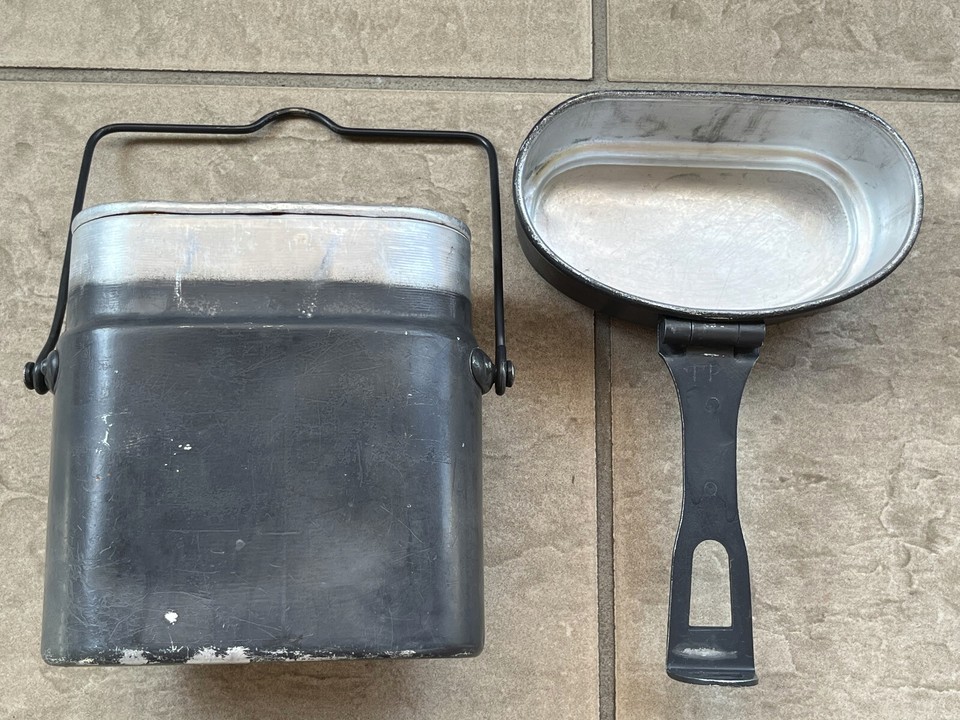 WWII Swiss Army Mess Kit, Canteen, Spork (Set 10) | eBay