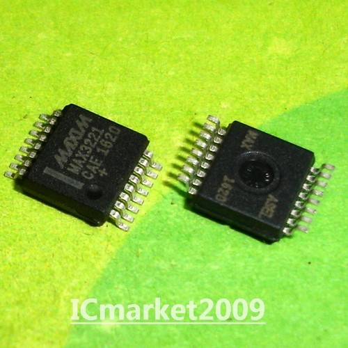 2 PCS MAX3221CAE SSOP-16 MAX3221 RS 232 Transceiver with AutoShutdown ...