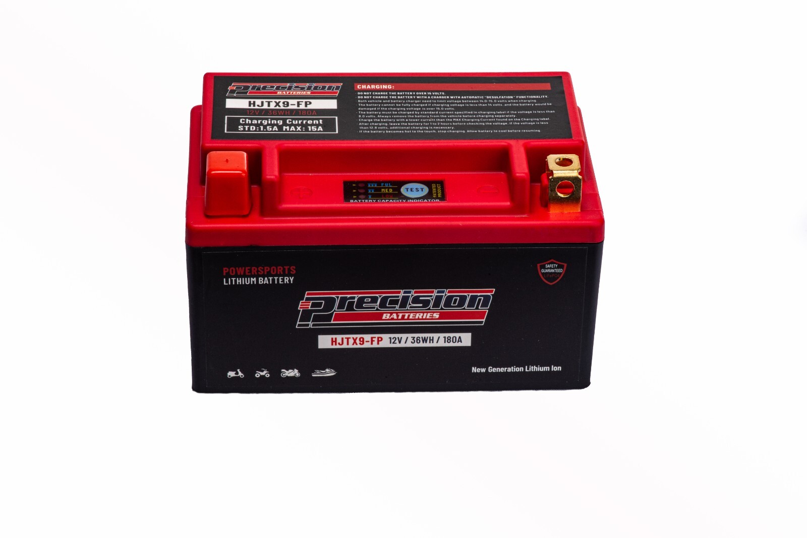 Precision HJTX9-FP Battery Replaces Honda 400CC TRX400EX,FourTrax ...