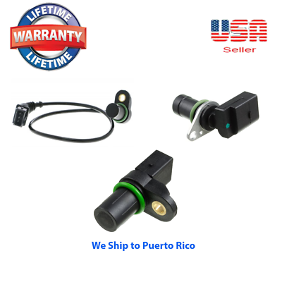For Bmw Intake & Exhaust Cam Camshaft & Crankshaft Position Sensor Set ...