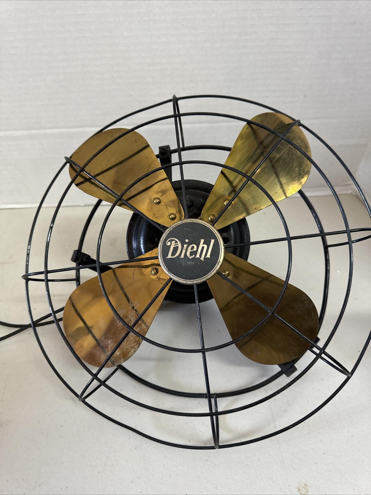 VINTAGE Diehl 4 BLADE ELECTRIC FAN !!!! | eBay
