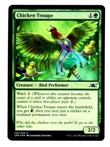 Chicken Troupe Holo FOIL MTG Magic the Gathering Card | eBay