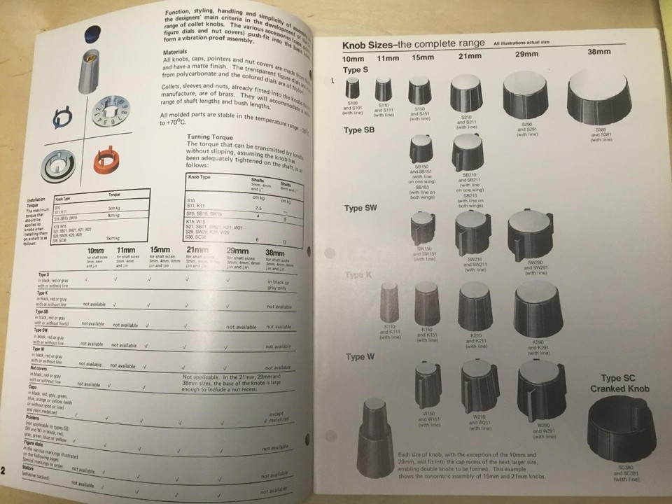 SELCO Products Co Brochure ~ Collet Knobs & Accessories for Test ...