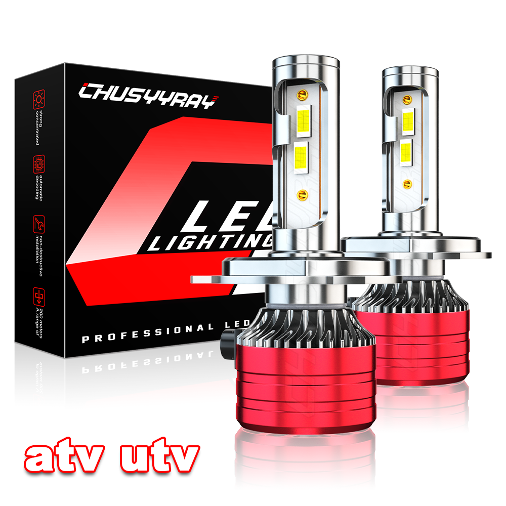 70W H4 LED Headlights Kit For Can-Am DS450 XMX XXC 2009-2015 2x 9003 ...