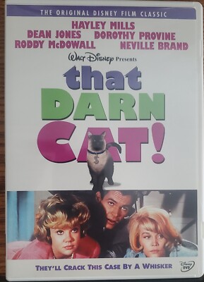 That Darn Cat (DVD, 1965). Includes insert. Hayley Mills, Dean Jones ...