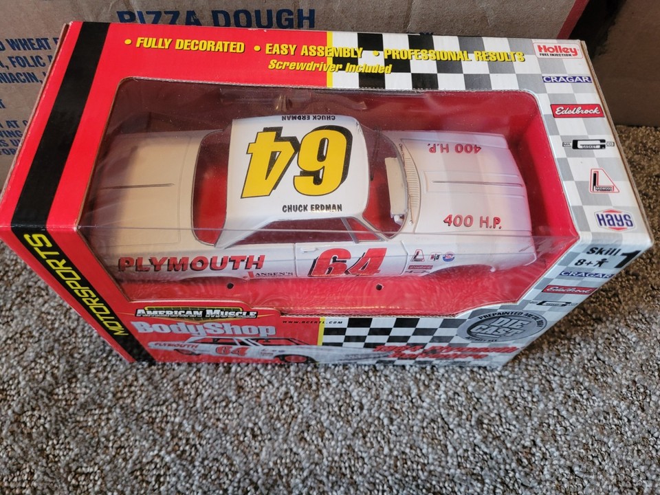 American Muscle Bodyshop 64 Plymouth Belvedere #64 Chuck Erdman Diecast ...