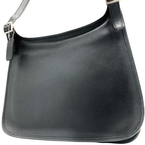 Coach Black Leather Shoulder Bag 9134 AB-Grade Excellent Condition ...