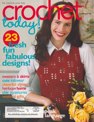 Crochet Today Magazine 23 Designs March April 2008 | eBay