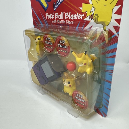 Pokemon Poke Ball Blaster with Battle Discs Pikachu NEW Toy Vintage ...