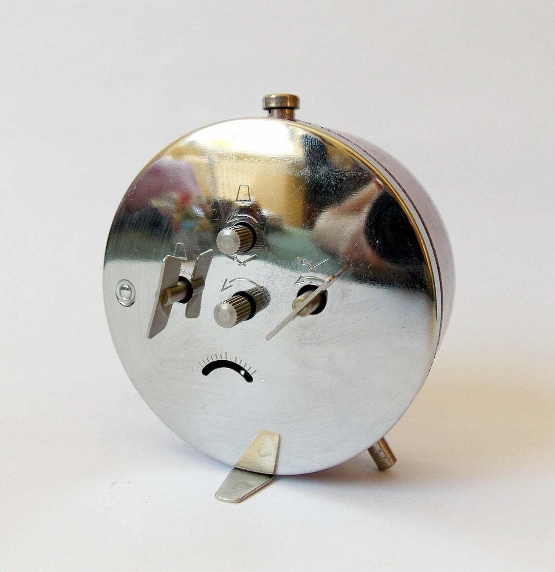 Vintage 1970s Alarm clock PRIM Czechoslovakia Retro Old Desk table ...