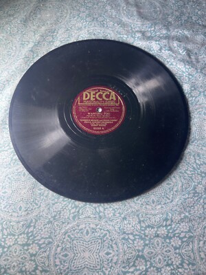DECCA Record 78 rpm 23155 WANTING YOU / SOFTLY AS IN A MORNING SUNRISE ...