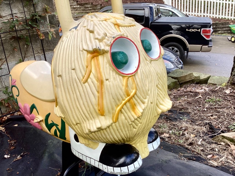 Rare McDonald's Fry Guy Playland Playground McFry Rocker Ride Spring ...