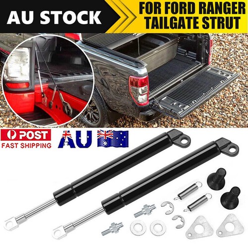 2X Tailgate Struts Tail Strut Easy Slow Down For Ford Ranger PX Mazda ...