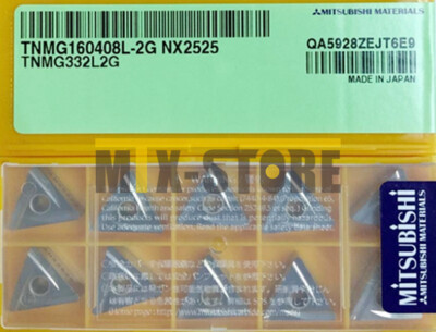 10pcs/box New Mitsubishi TNMG160408L-2G NX2525 TNMG332L2G | eBay