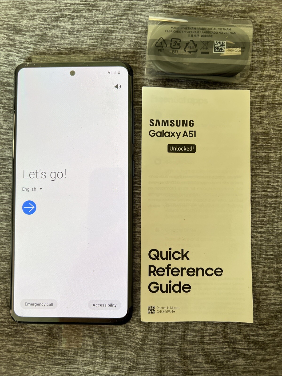 Samsung Galaxy A51 SM-A515U 128GB+4GB 48MP Unlocked Smartphone-Open Box ...