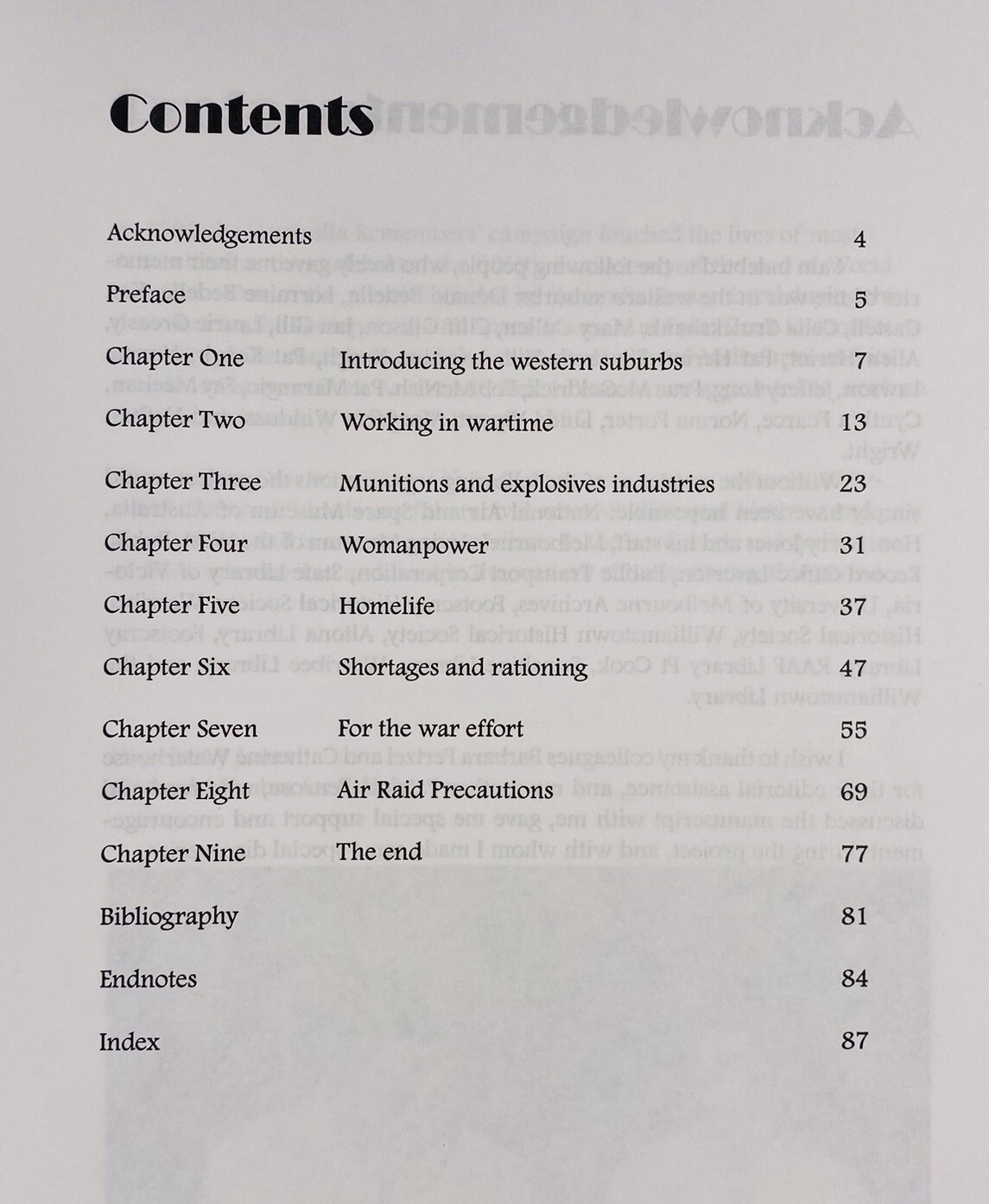 Our War Effort Life In Melbourne's Western Suburbs Word 1939-1945 Helen ...