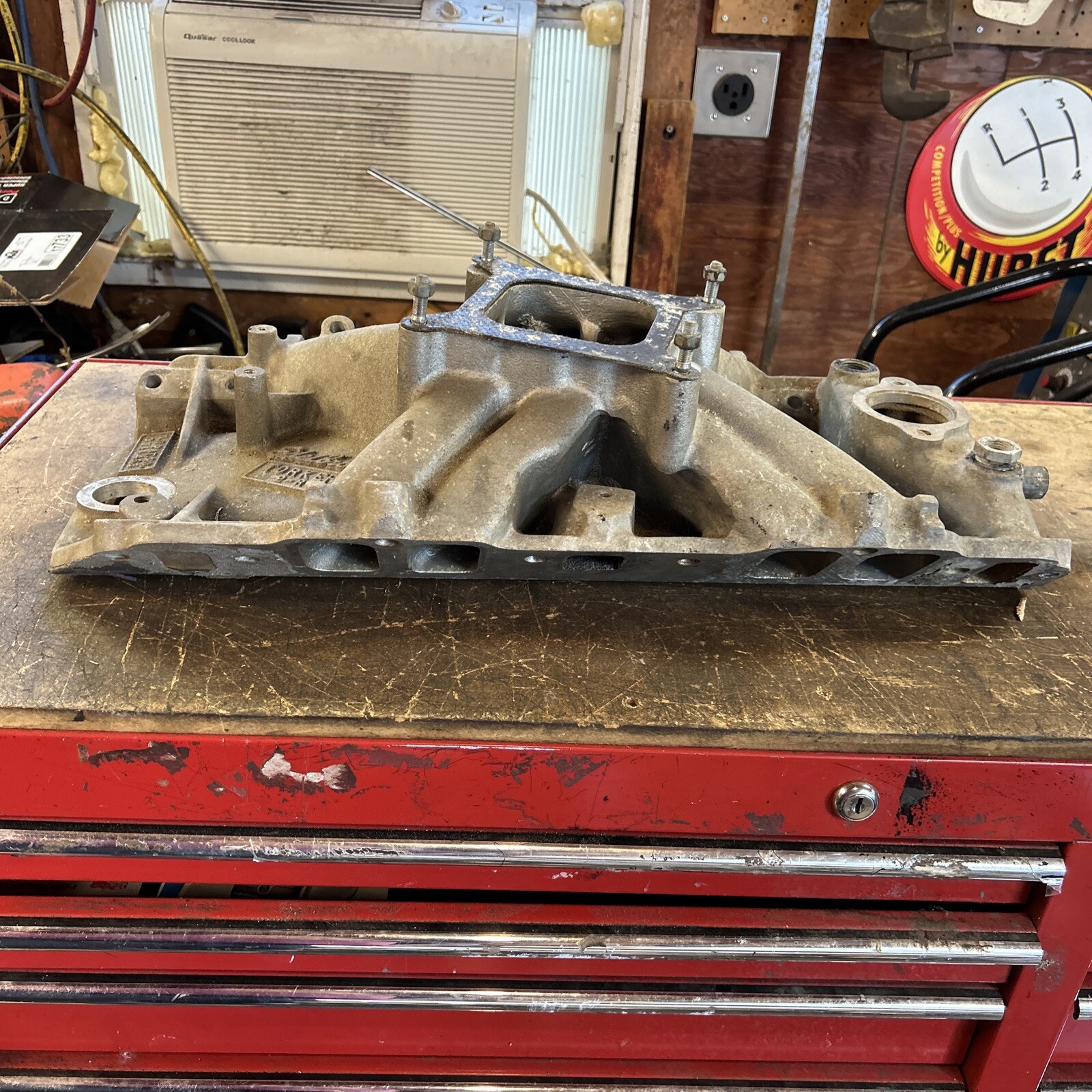 Edelbrock 2745 Torker 2r Big Block Chevy Square Port Intake Manifold ...