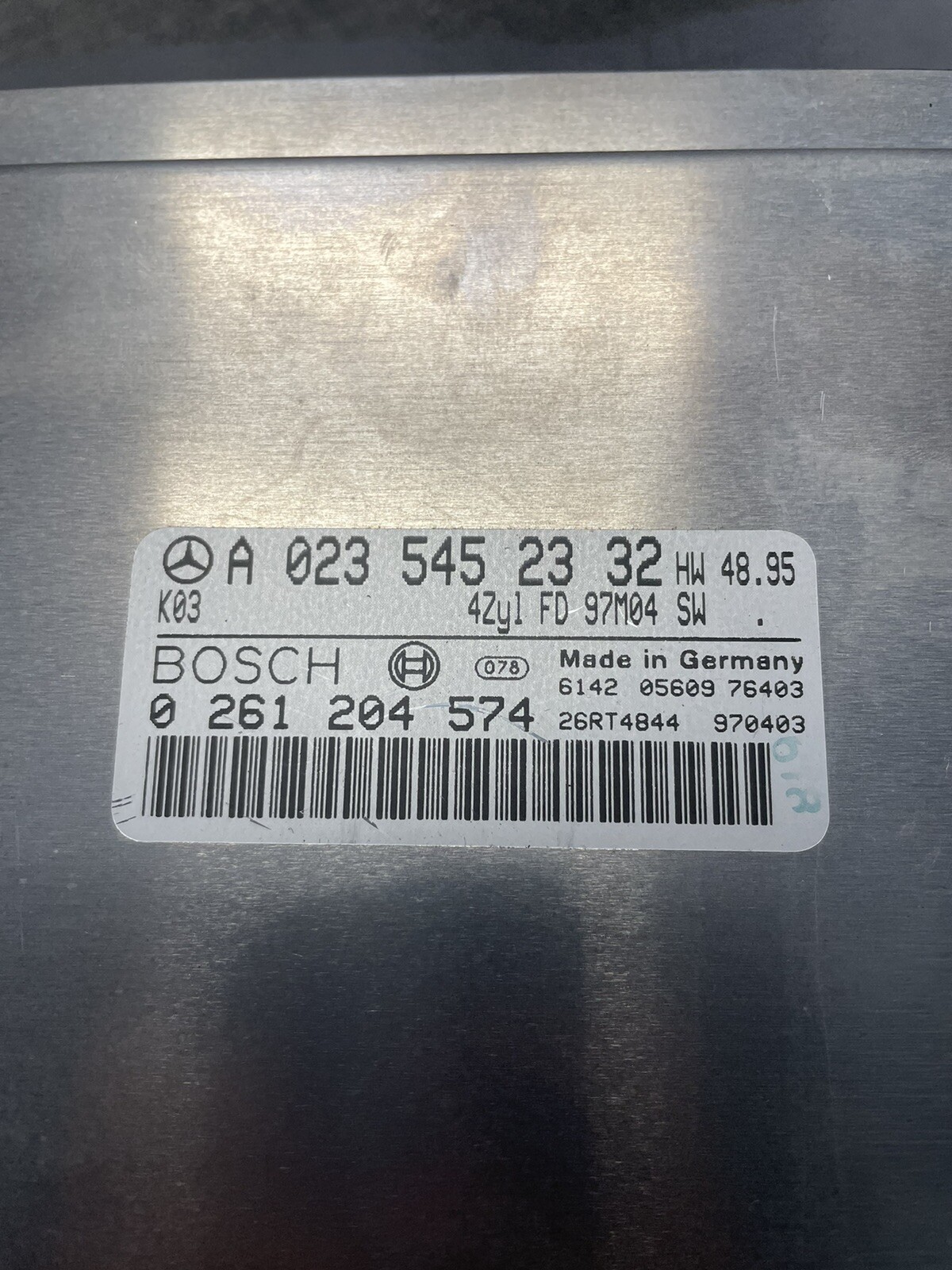 1997 - 2000 Mercedes W202 C230 Ecu Ecm and ABS Module 0235452332 ...