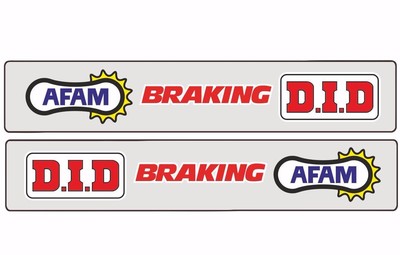 Swingarm Motocross Graphic Sticker Logo Adhesive Decal AFAM DID BRAKING ...