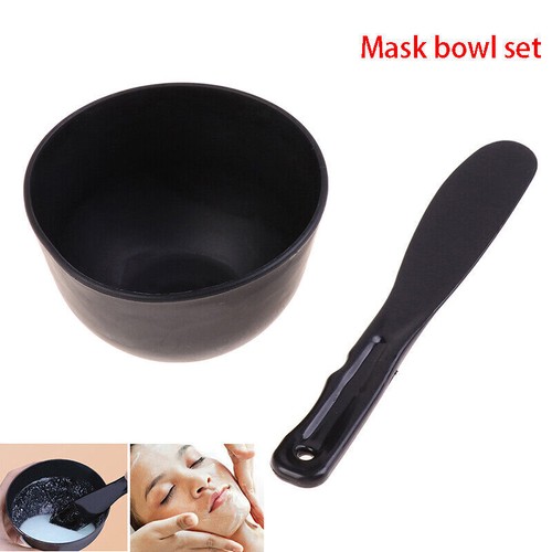 2PCS DIY Facial Face Mask Tool Set Mixing Bowl Stick Spoon Spatula Make ...