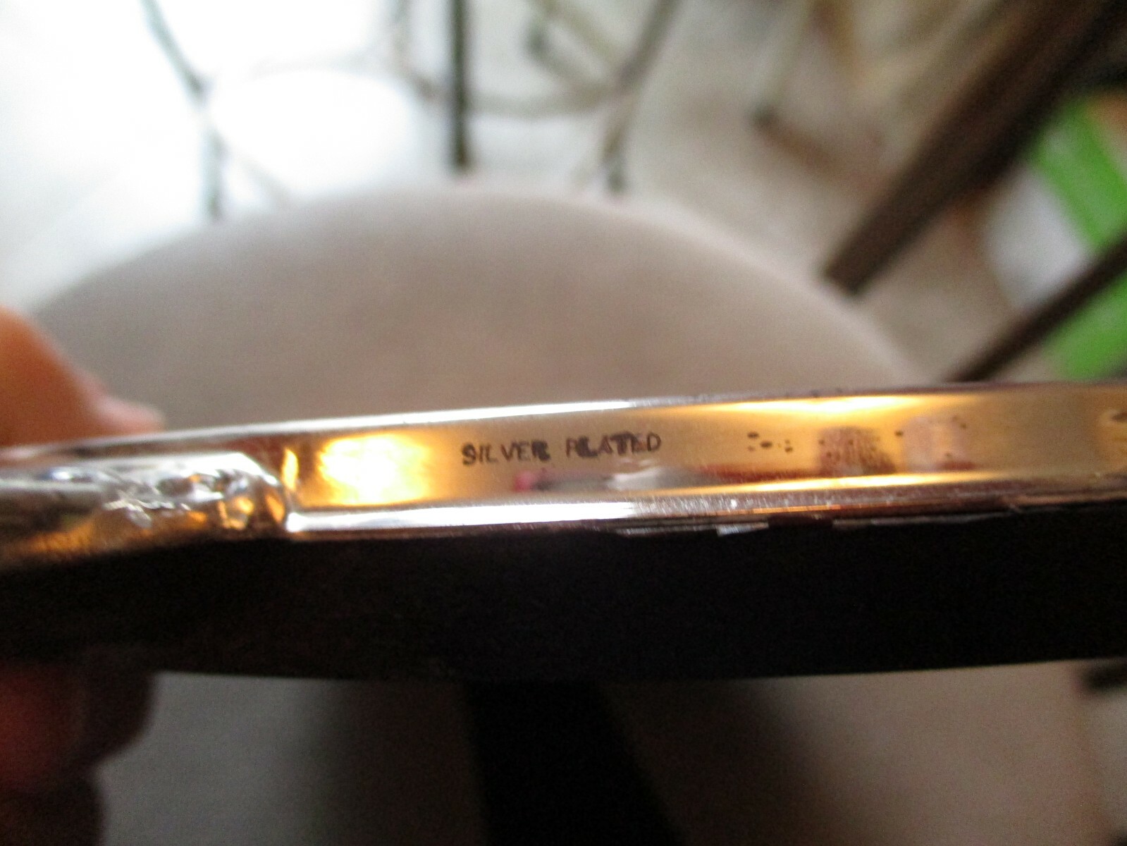 SILVER PLATE ALPADUR PEDRO DURAN MADRID SPAIN LARGE FOOTED PICTURE ...