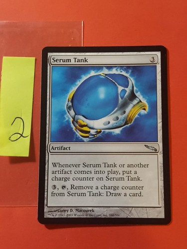 2003 Magic The Gathering Mirrodin #240 Serum Tank, UC, NF, Artifact ...