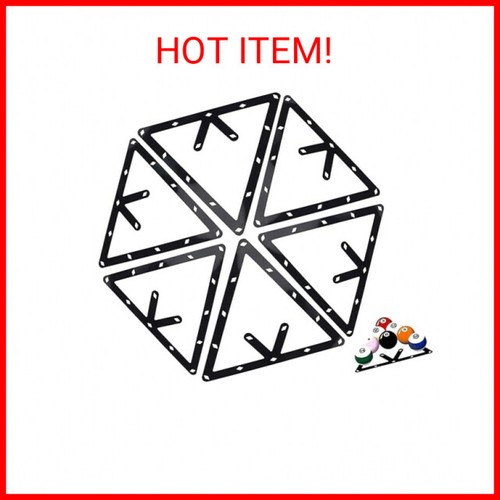 TIHOOD 6PCS Magic Ball Rack Holder Sheet Billiards Triangle Cue ...