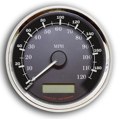 2004 - 2017 Harley-Davidson SOFTAIL speedometer conversion sticker, KM ...