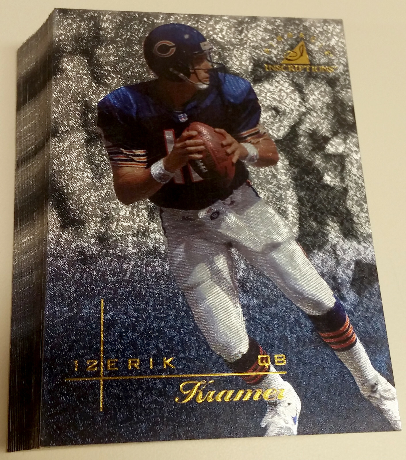 ERIK KRAMER 1997 Pinnacle Inscriptions #28 CHICAGO BEARS LOT OF 30 Mint ...