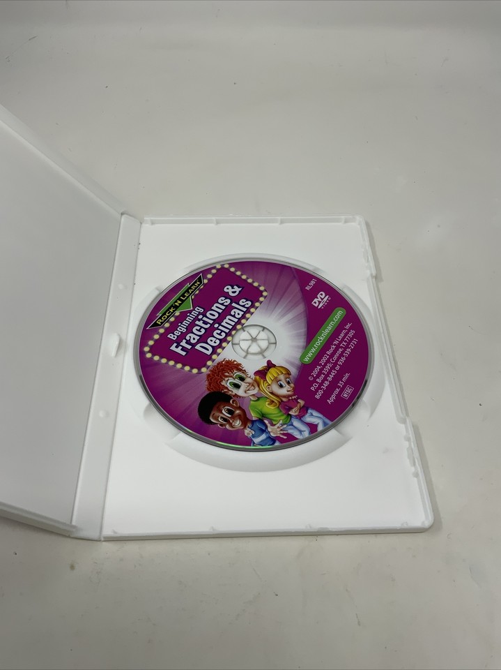 Rock N Learn: Beginning Fractions and Decimals [DVD] 725696898129| eBay