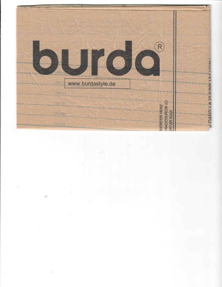 Pullover Top & Dress Sewing Pattern, Sleeveless (Sizes 8-20) Burda ...