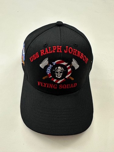 The Corps USS Ralph Johnson DDG 114 Logo Black Baseball Cap Hat One ...